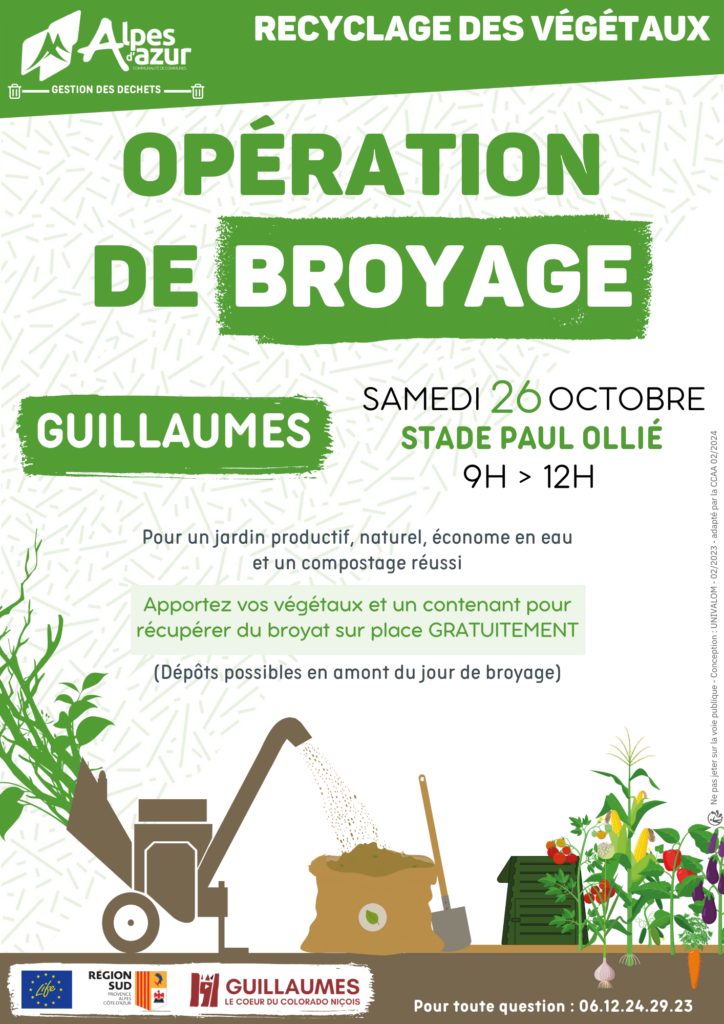 MATINÉE BROYAGE DE VÉGÉTAUX - Guillaumes